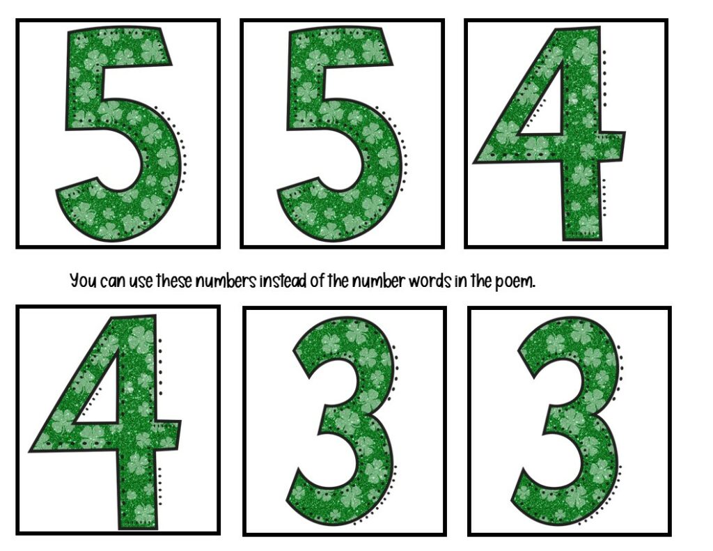 Five Little Leprechauns {Pocket Chart Poem} | Made By Teachers