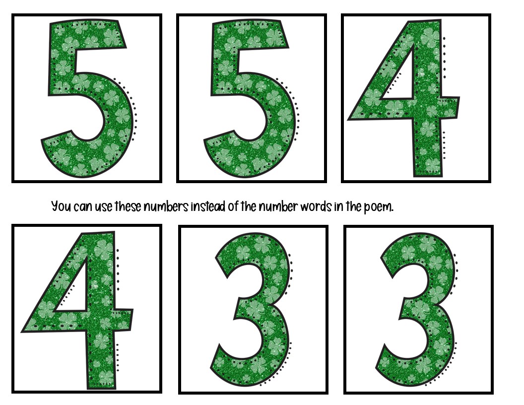 Five Little Leprechauns {Pocket Chart Poem} | Made By Teachers