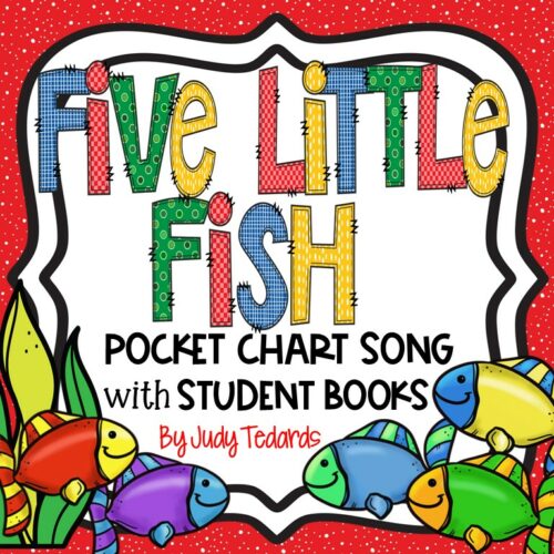 Five Little Fish {Pocket Chart Poem with Student Books} | Made By Teachers