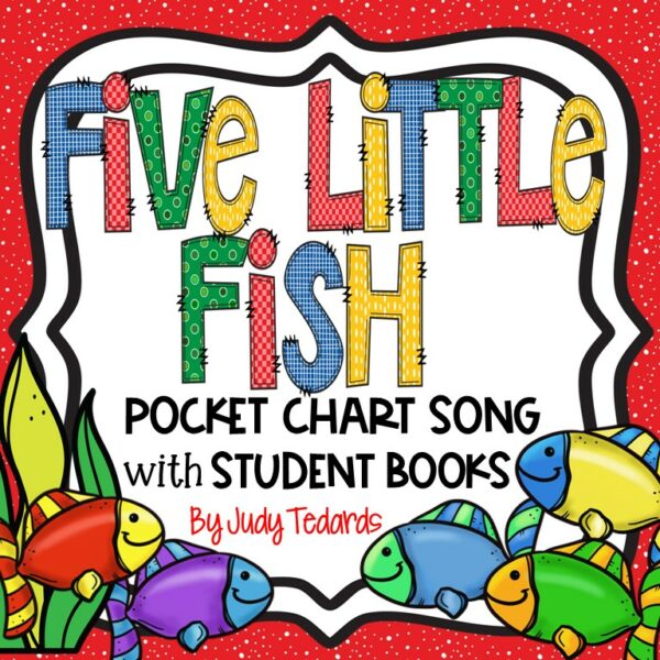 Five Little Fish {Pocket Chart Poem with Student Books} | Made By Teachers