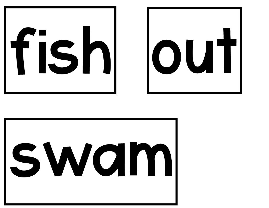 Five Little Fish {Pocket Chart Poem with Student Books} | Made By Teachers