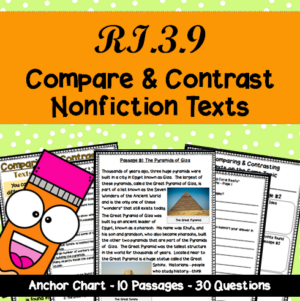 RI.3.9: Compare and Contrast Nonfiction Texts on the Same Topic | Made ...