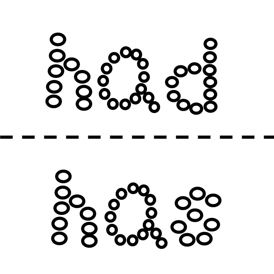 1st Grade Sight Word Q-Tip Painting | 41 Dolch Sight Words | 2 Letter ...