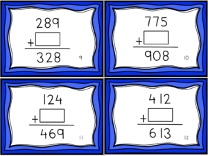 2.NBT.7 Task Cards- Three Digit Addition | Made By Teachers
