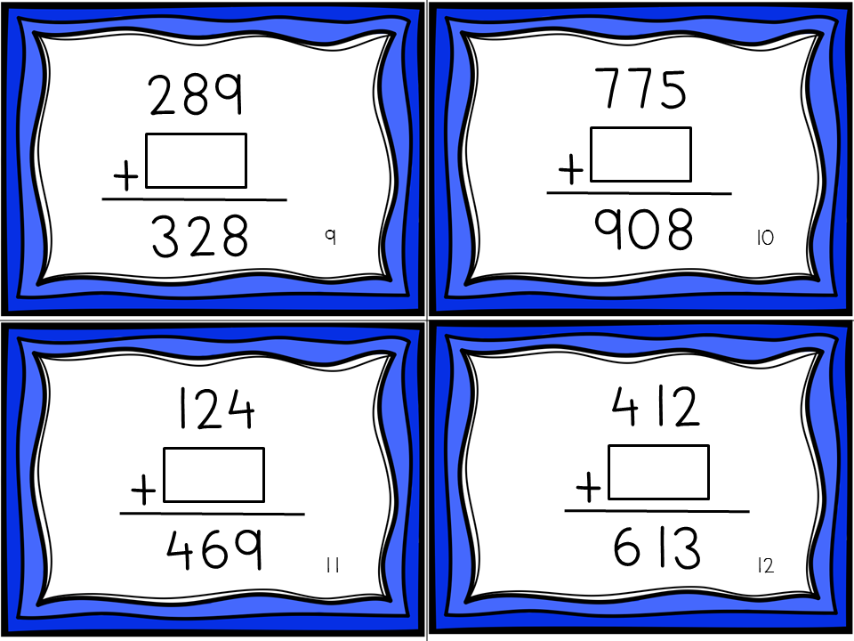 2.NBT.7 Task Cards- Three Digit Addition | Made By Teachers