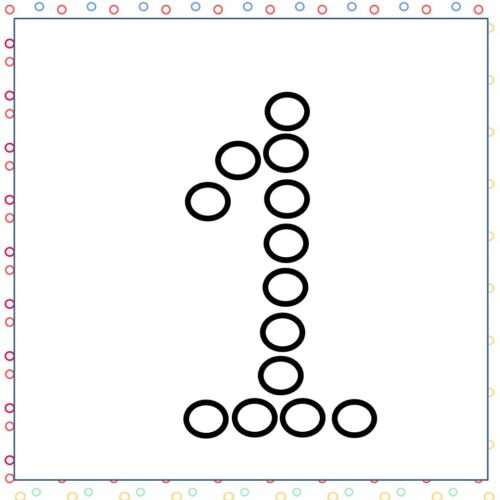 Q-Tip Painting Number Fine Motor Practice PreK-Kinder 0-9 | Made By ...