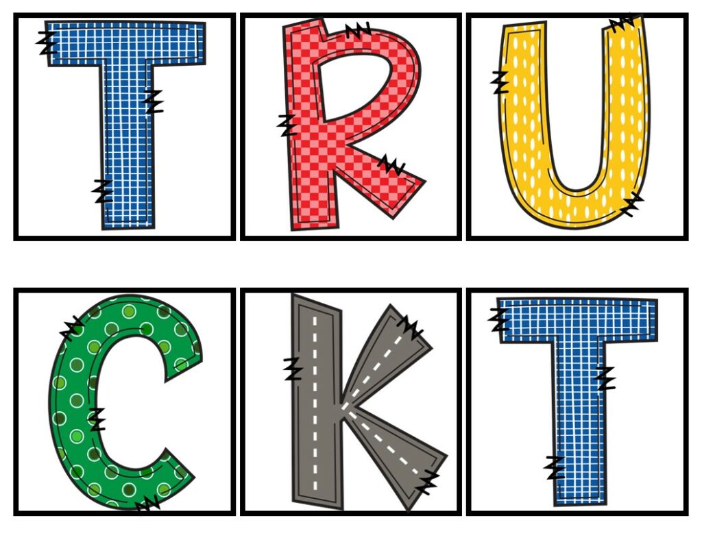 TRUCK {Pocket Chart Song} | Made By Teachers