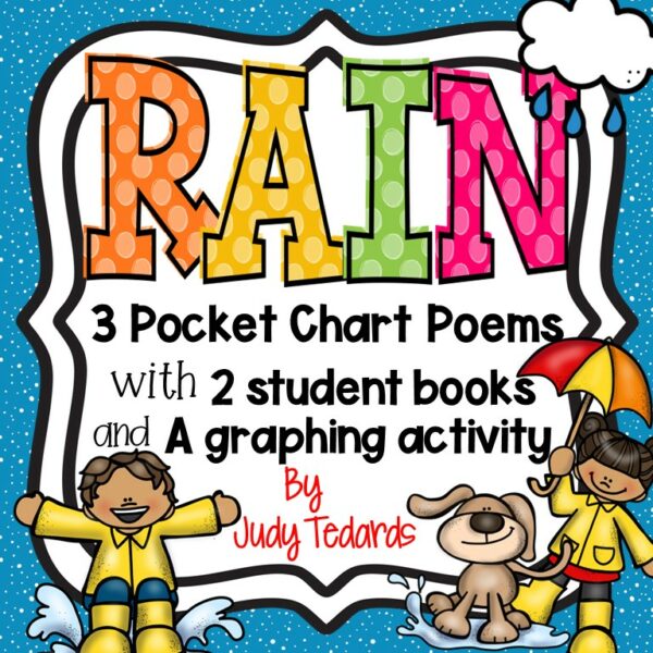 RAIN {3Pocket Chart poems, 2 Student Books and a Graphing Activity ...