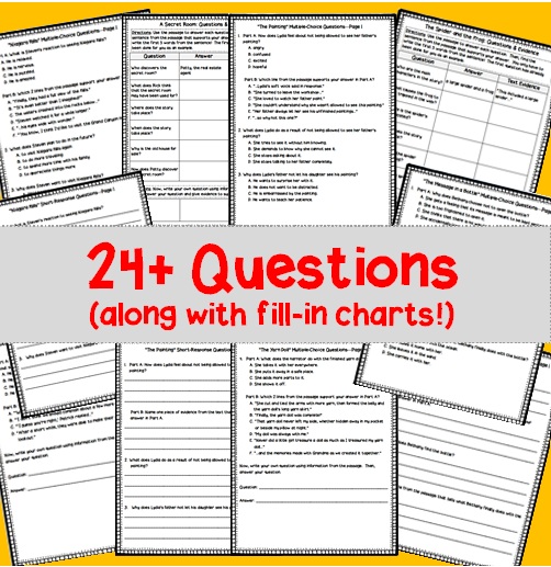 RL.3.1 - Ask and Answer Text-Based Questions in Fiction Text | Made By ...