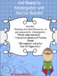 Pre-K - Kindergarten Bundle Packet Math & Reading | Made By Teachers