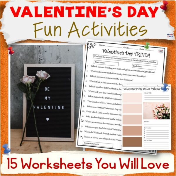 Valentine's Day Activities - Writing Prompts, Crafts, Vocabulary ...