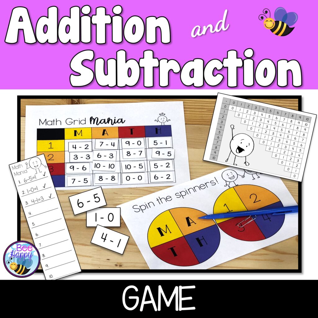 Addition and Subtraction Game | Made By Teachers