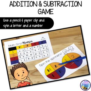 Addition and Subtraction Game | Made By Teachers