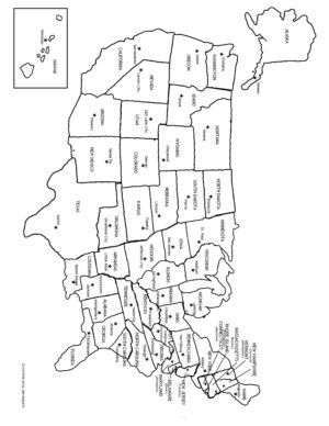 U.S. States & Capitals Worksheets, Test Sheets, Maps - U.S. Geography ...
