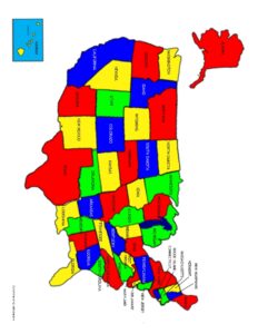 U.S. States & Capitals Worksheets, Test Sheets, Maps - U.S. Geography ...