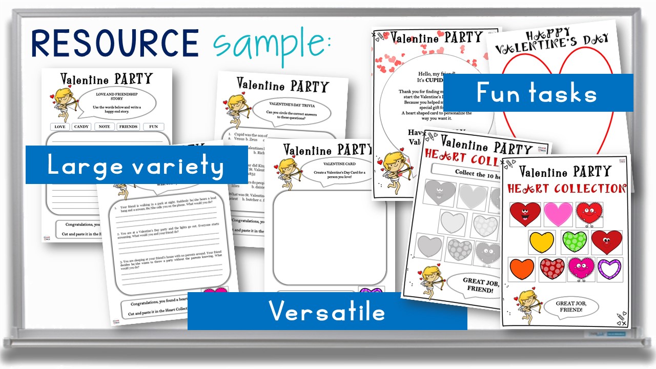 Valentine's Day Escape Room Activities - Valentine Party Game | Made By ...