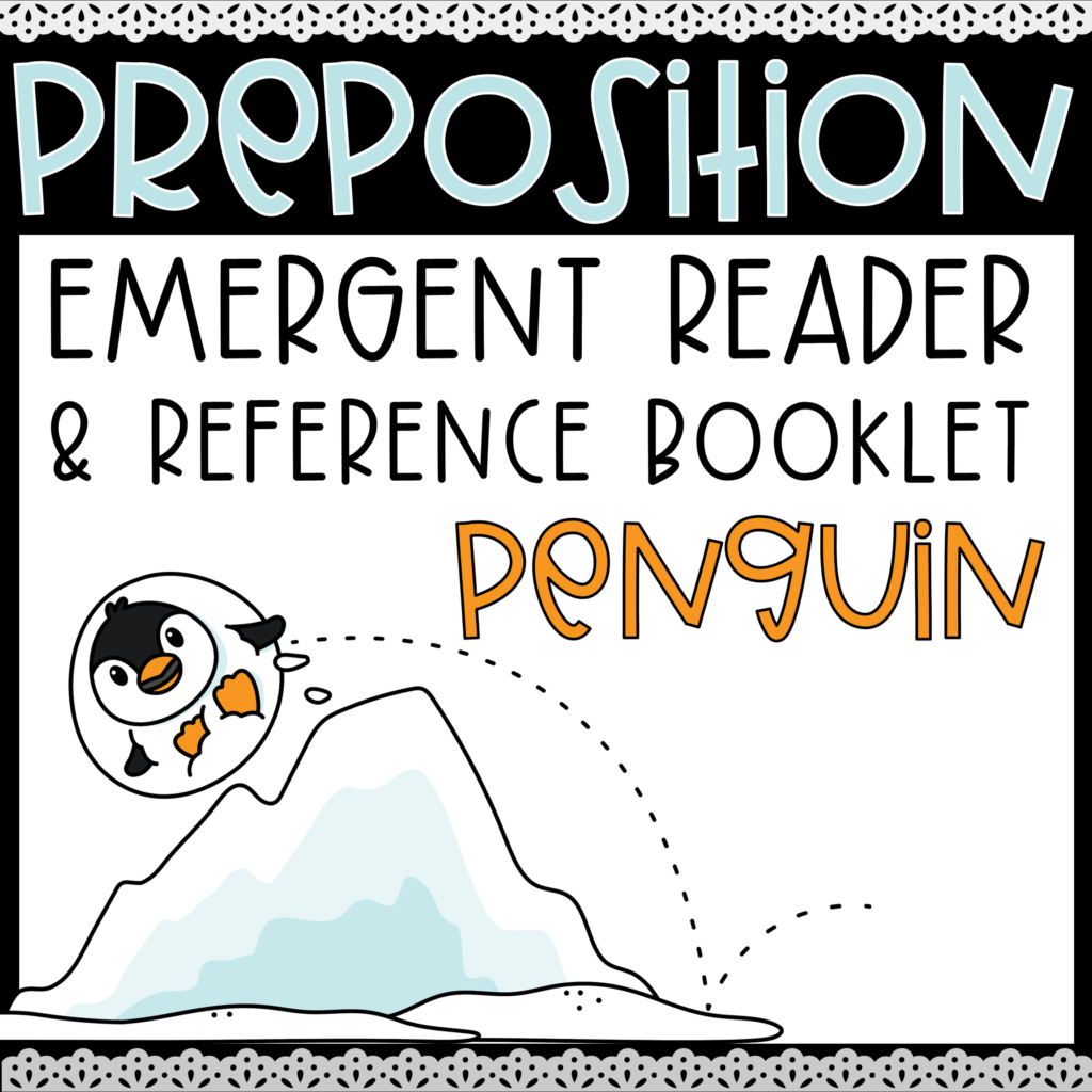 Winter Prepositions Emergent Reader BUNDLE Winter Theme - Made By Teachers