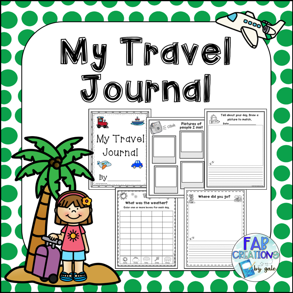 Printable Travel or Vacation Journal | Made By Teachers