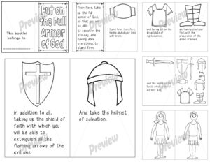 Armor of God Booklets | Made By Teachers