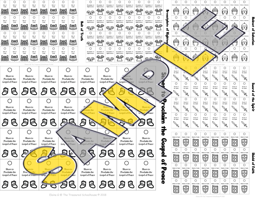 Armor of God Praise Tags - Catholic | Made By Teachers
