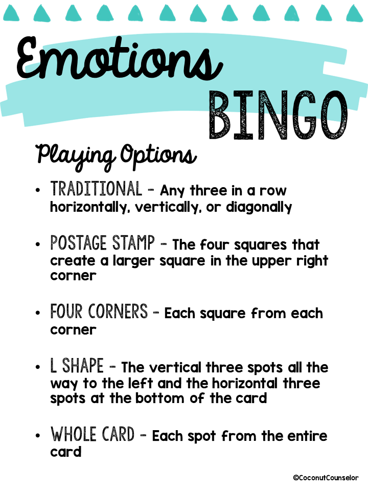 Emotions and Feelings Bingo Game | Made By Teachers