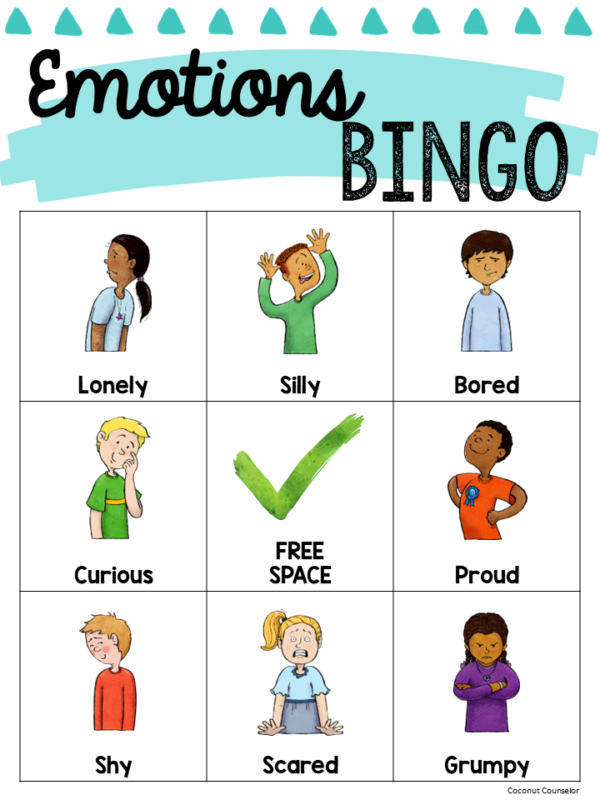 Emotions and Feelings Bingo Game | Made By Teachers