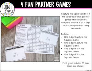 2 and 3 Digit Subtraction with Regrouping Games and Activities - Made ...
