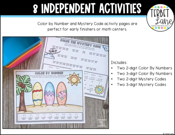 2 and 3 Digit Subtraction with Regrouping Games and Activities | Made ...