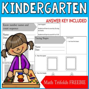 Illustrative Mathematics Kindergarten | Trifold Freebie | Made By Teachers