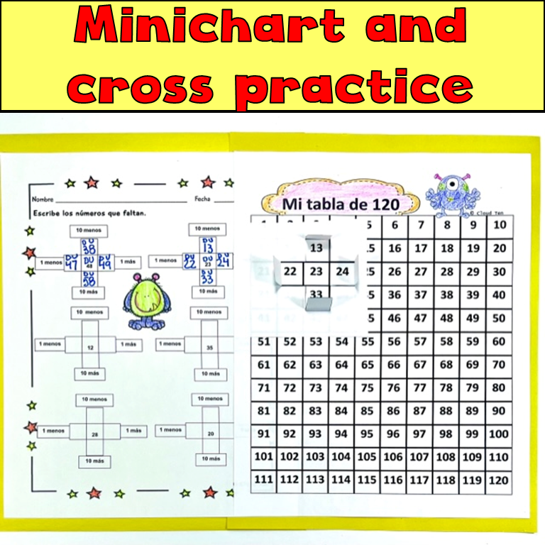 Diez mas, diez menos, uno mas, uno menos | Made By Teachers