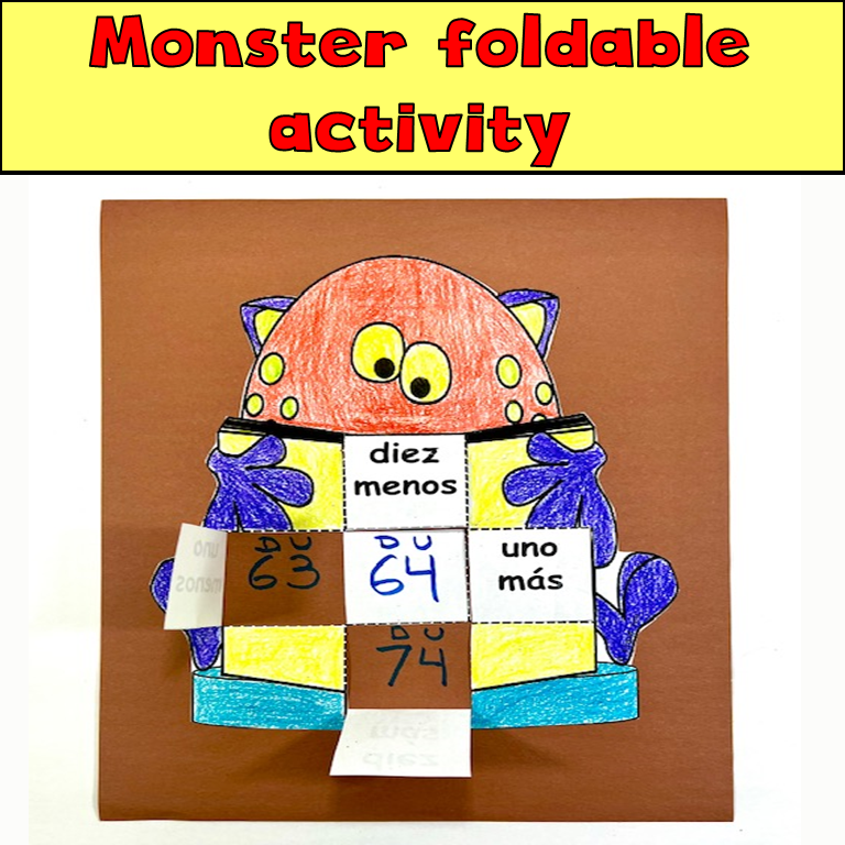 Diez mas, diez menos, uno mas, uno menos | Made By Teachers