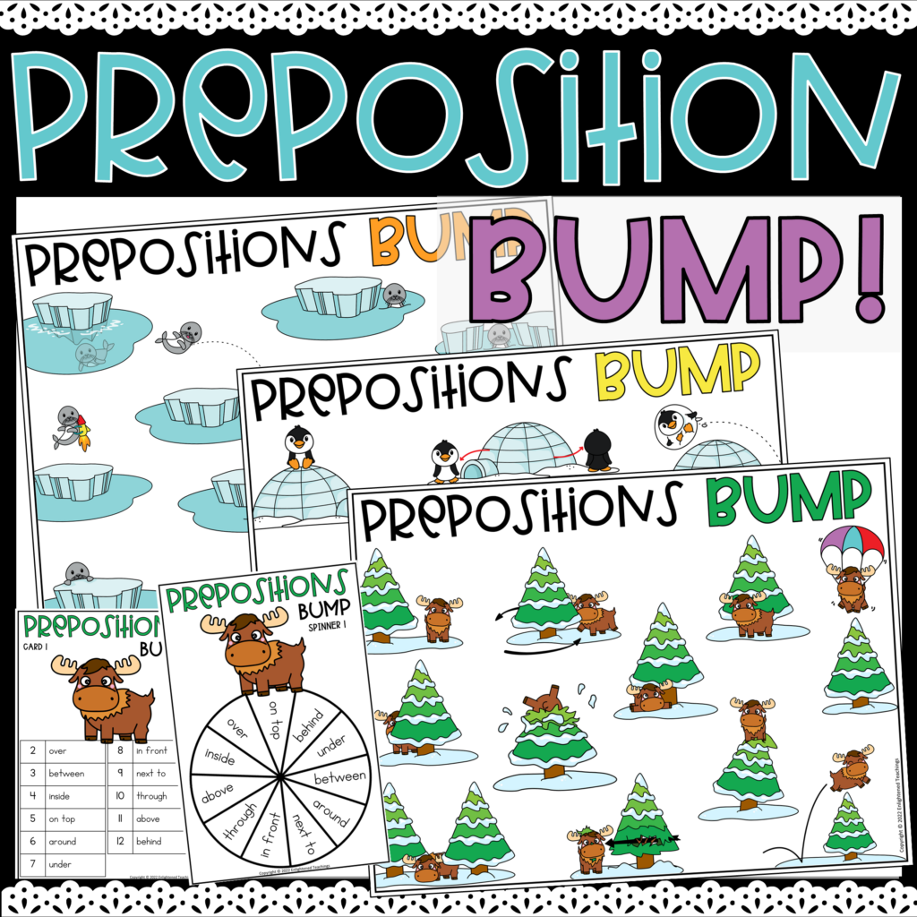 Winter Preposition Worksheets and Activities BUNDLE | Made By Teachers