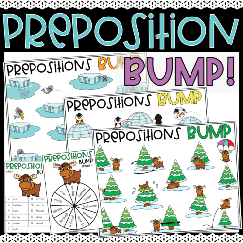 Winter Preposition Worksheets and Activities BUNDLE Winter Spatial ...