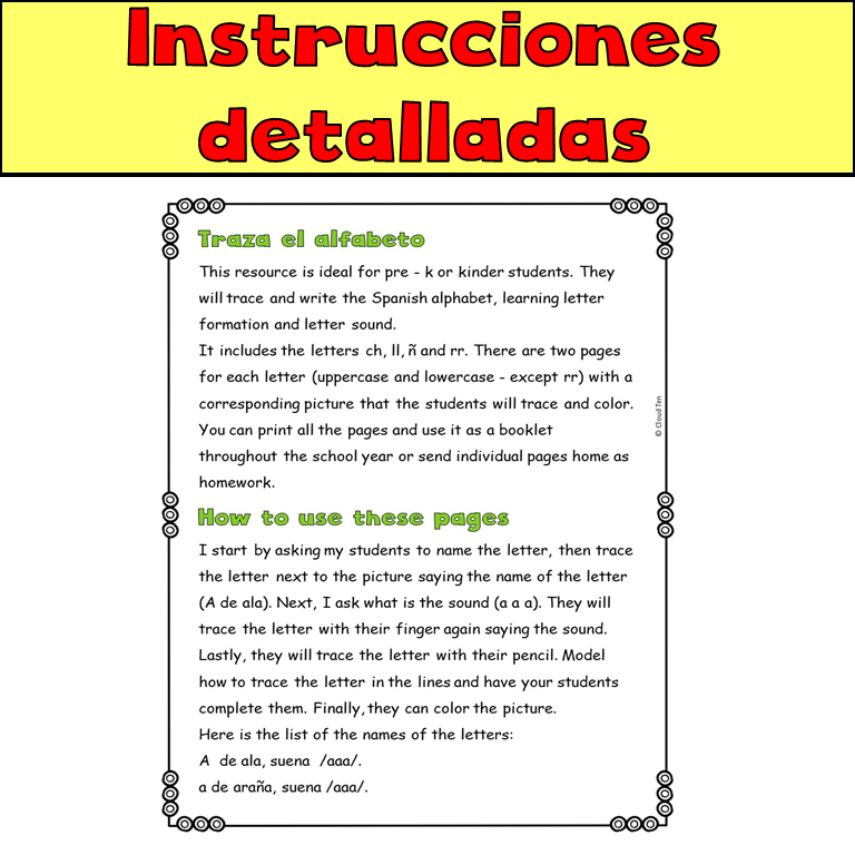 Traza el alfabeto | Made By Teachers
