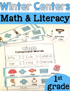 Winter Math & Literacy Centers {1st Grade} | Made By Teachers