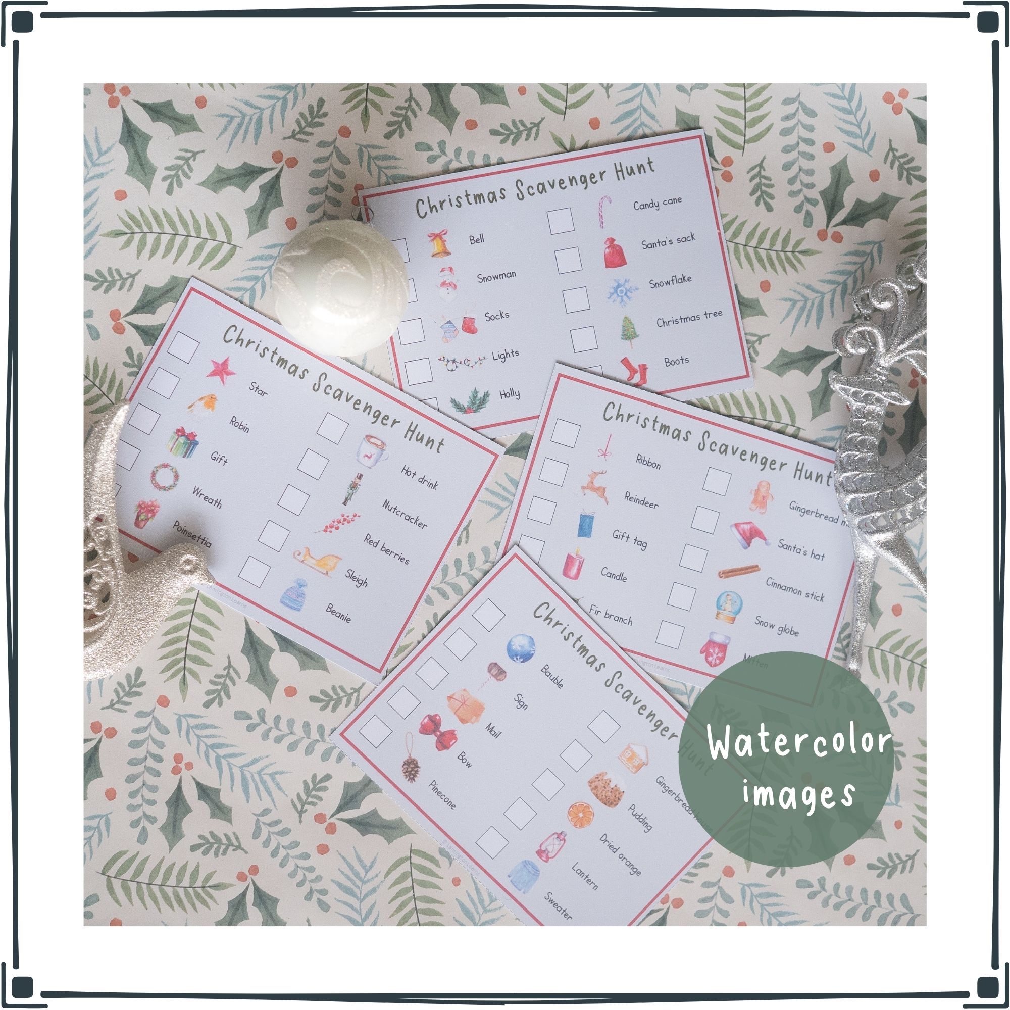 Christmas Scavenger Hunt - Holiday Fun with Family and Friends | Made ...