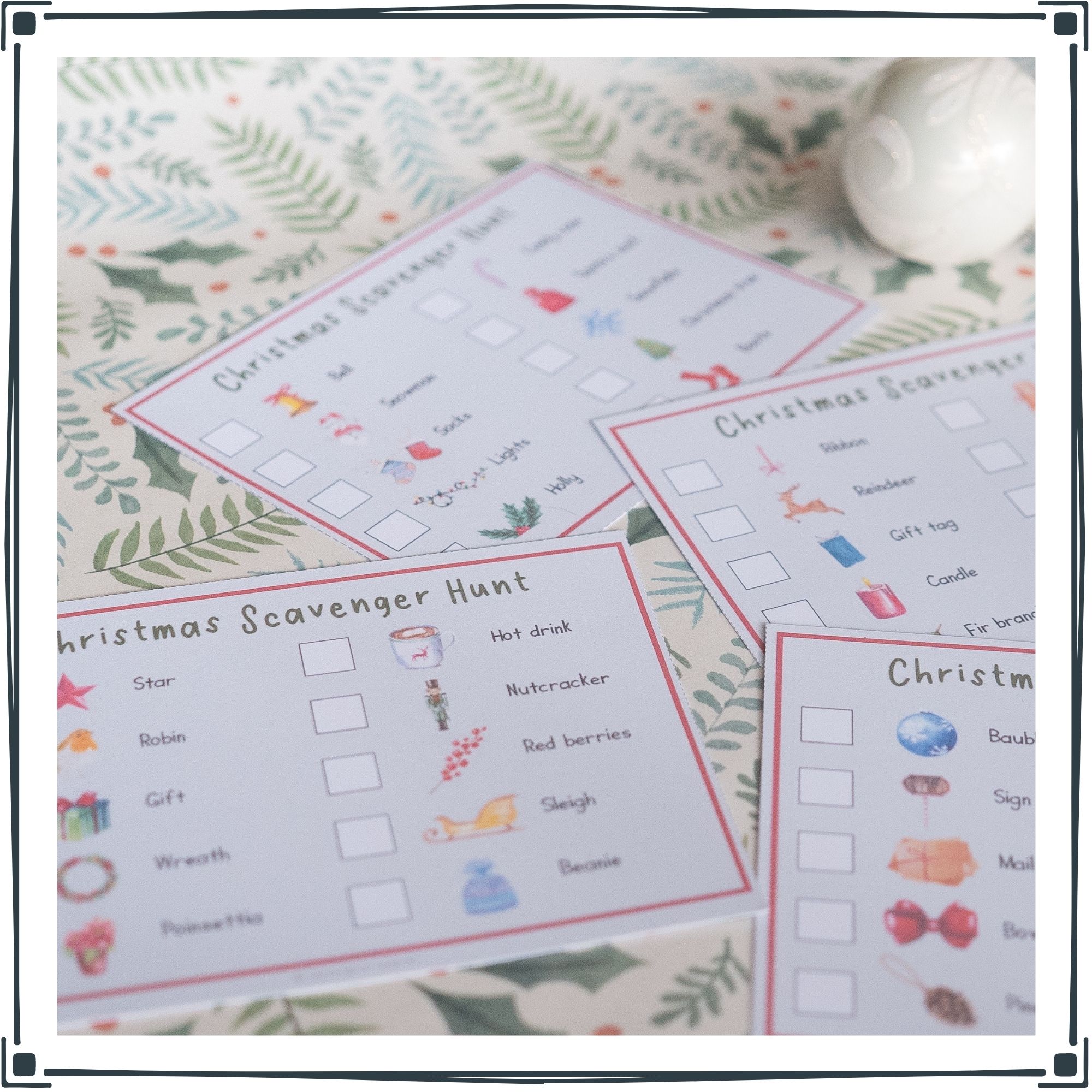 Christmas Scavenger Hunt - Holiday Fun with Family and Friends | Made ...