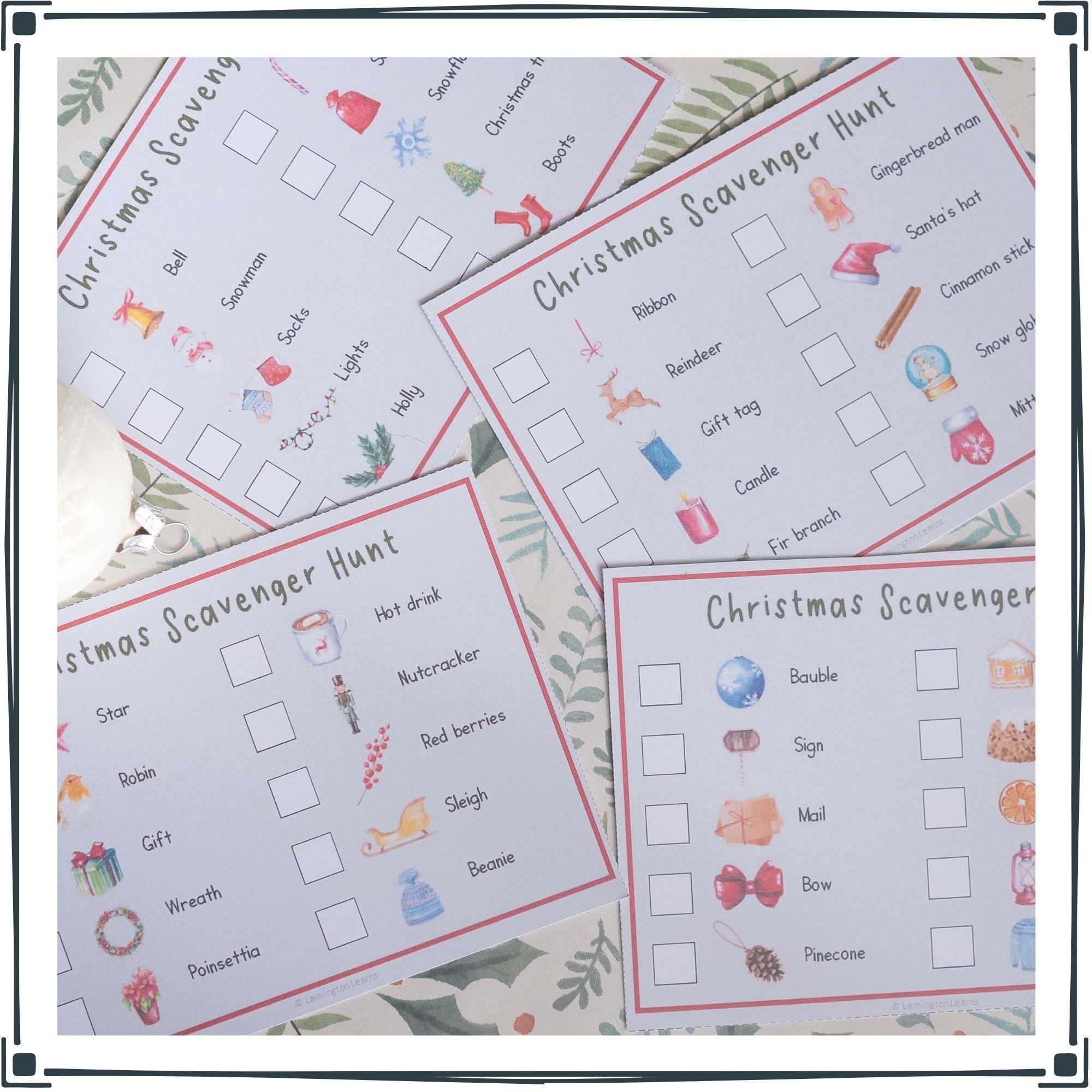 Christmas Scavenger Hunt - Holiday Fun with Family and Friends | Made ...