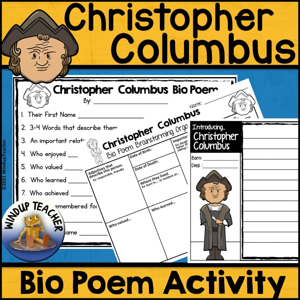 Christopher Columbus Poem Writing Activity | Made By Teachers