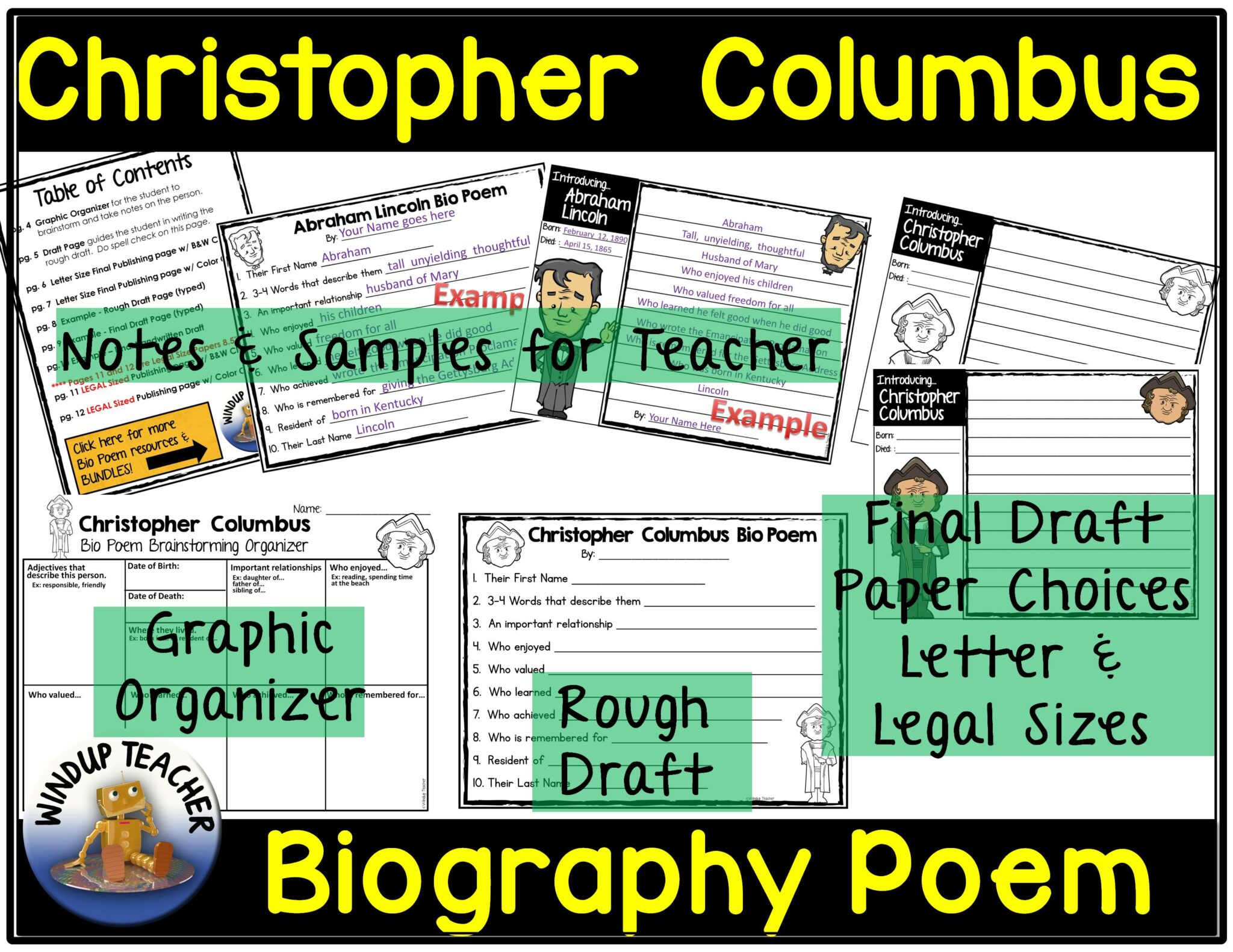 Christopher Columbus Poem Writing Activity | Made By Teachers