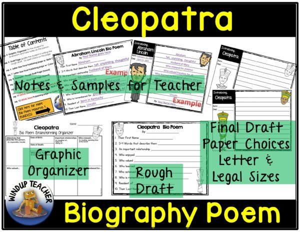 Cleopatra Poem Writing Activity | Made By Teachers