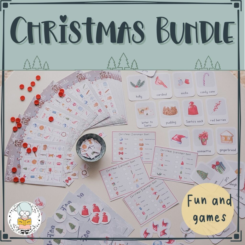 Christmas Activity Pack - Holiday Game Bundle - Fun for all ages | Made ...