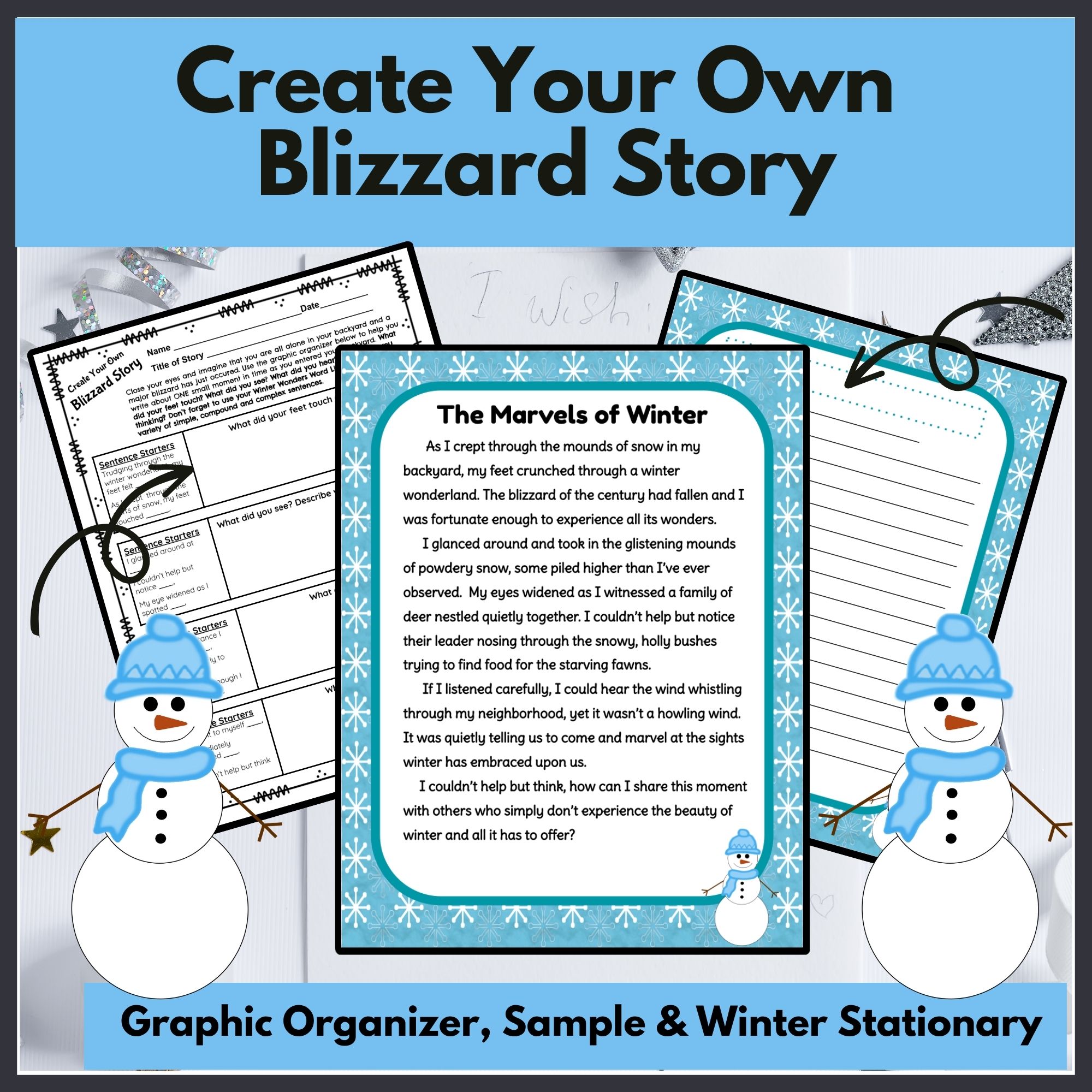Sentence Structure BUNDLE Winter Themed Simple, Compound, Complex ...
