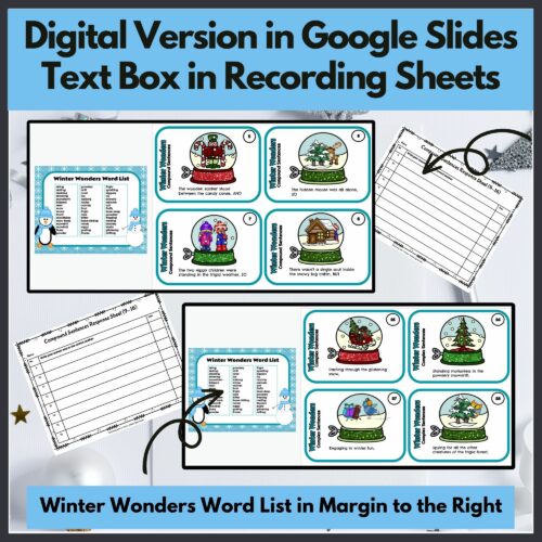 Sentence Structure BUNDLE Winter Themed Simple, Compound, Complex ...