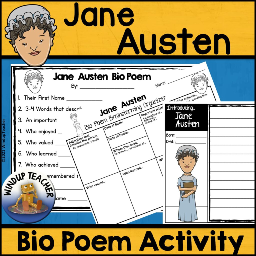 Jane Austen Poem Writing Activity | Made By Teachers