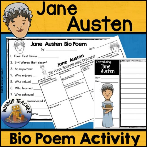 Jane Austen Poem Writing Activity - Made By Teachers