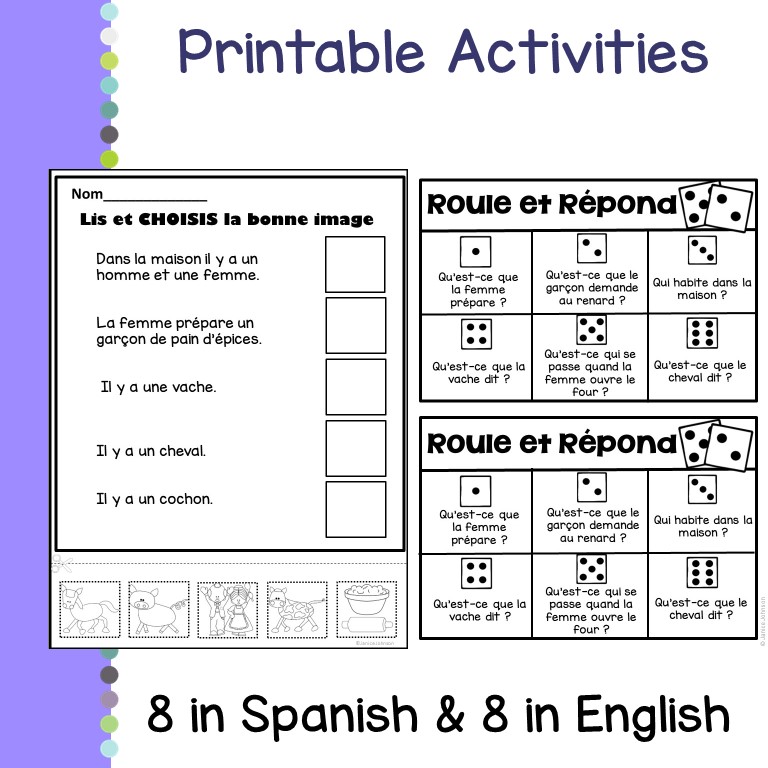 Bilingual hombre / niño de jengibre Fairy Tale Reader Easy Beginning ...