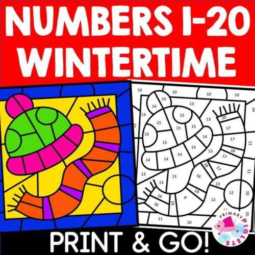 WINTER COLOR BY NUMBER | WINTER COLOR BY CODE | WINTER COLORING PAGES ...