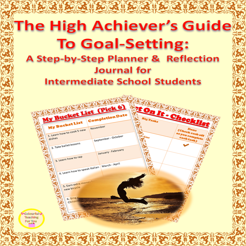 Intermediate Student Goal Setting Self Reflection | Made By Teachers