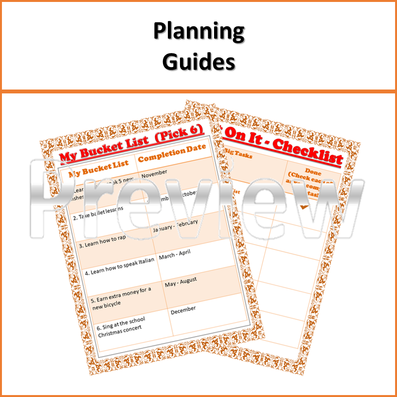 New Years Resolution 2023 | Intermediate Student Goal Setting Self ...